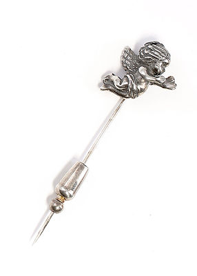 9901626 925er Silver Needle Brooch with Angel Armor Putto L6, 5cm | eBay