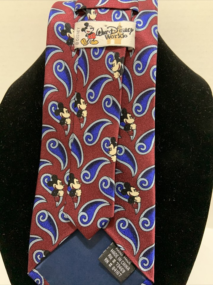 Walt Disney World Mickey Mouse Neck Tie | eBay