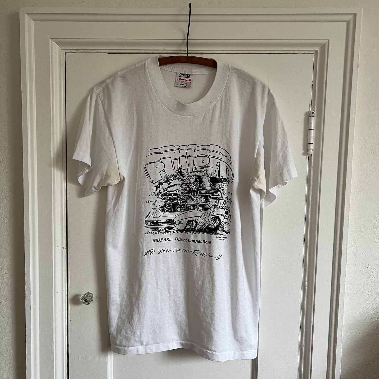 Vintage 1990 Rat Fink Ed Roth Shirt Size L Hot Rod | eBay