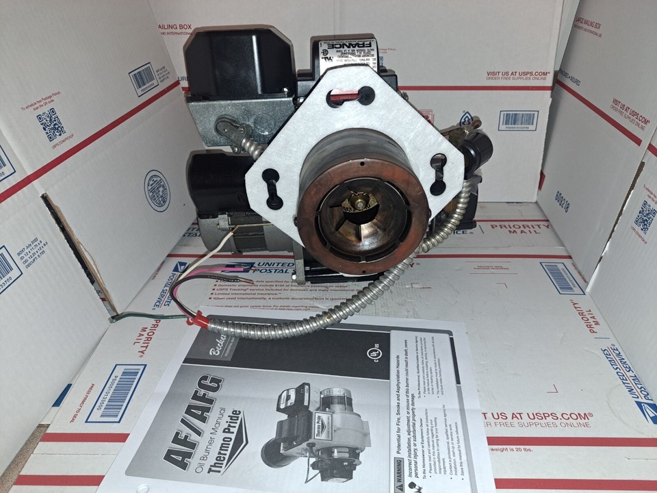 BECKETT OIL BURNER UNIT MODEL AF AFG - Weil Mclain Boiler Furnace Water ...