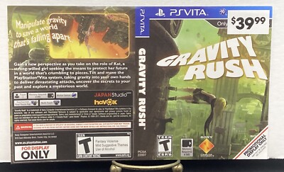 Gravity Rush PS Vita GameStop Promotional Display Only Store Artwork | eBay