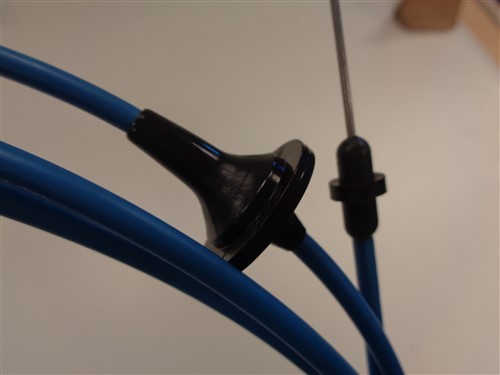 CHOKE CABLE A6493-001 BLUE W/ KNOB 10 1/2' MARINE BOAT | eBay