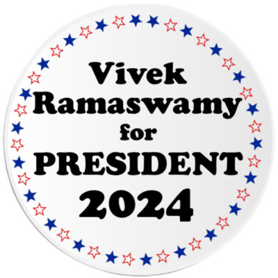 Vivek Ramaswamy for President 2024 - 100 Pack Circle Stickers 3 Inch | eBay