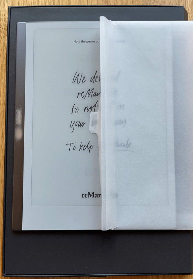 Scratch -- New ReMarkable 2 10.3'' 8GB Paper Tablet With Market Plus ...