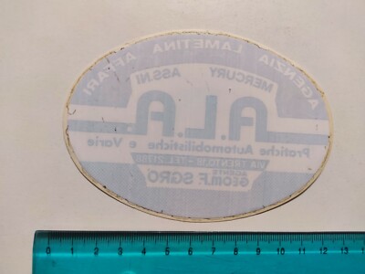 Adhesive Wing Mercury Insurance Sticker Autocollant Vintage 80s ...