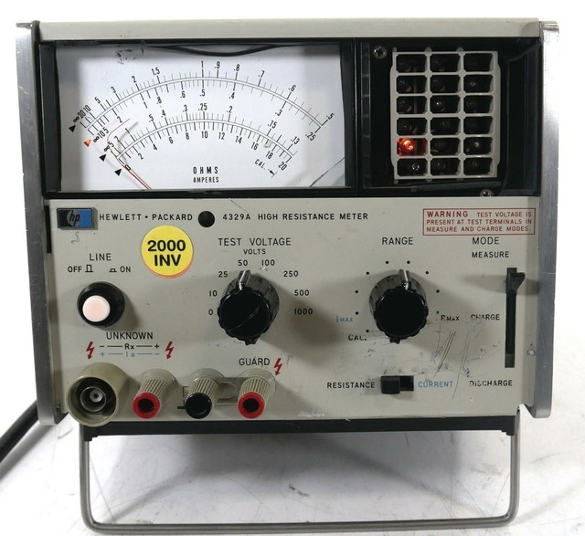 HP Hewlett Packard 4329A High Resistance Meter for sale online | eBay