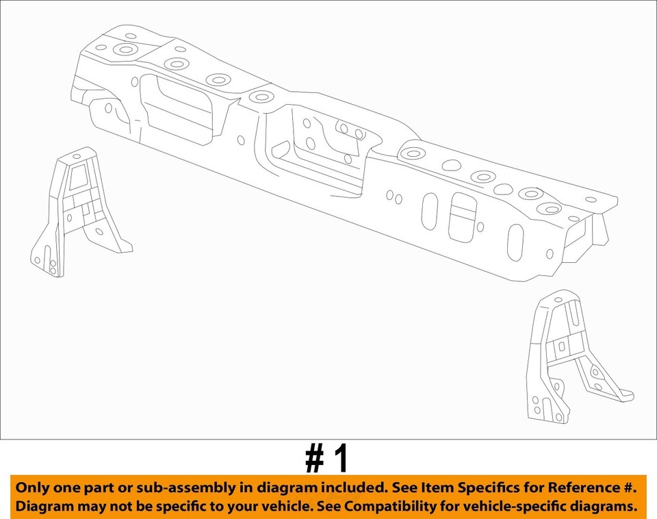 GM OEM 16-22 Spark Radiator Support Radiator Support-Upper Tie Bar ...