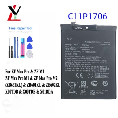 New Battery New C11P1706 For ASUS ZenFone Max Pro ZB602KL ZB631KL ...