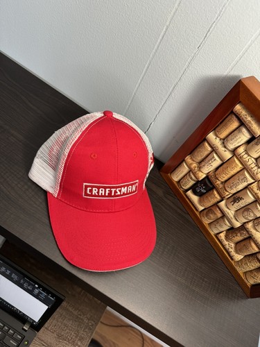 Craftsman ACE Hardware Hat, Cap. Rare Snapback. Red/white, Mesh. Never ...