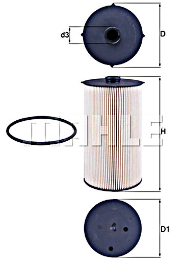 IVECO 5801516883 - Fuel filter cross reference