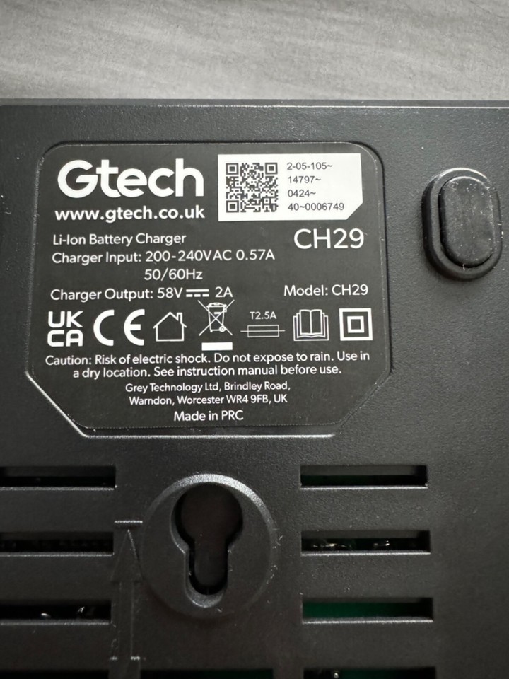 gtech lawnmower battery charger | eBay UK