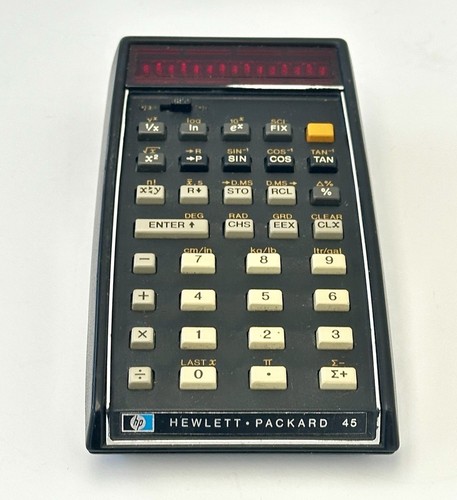 Vintage Hewlitt Packard HP-45 Calculator (UNTESTED, PARTS ONLY) | eBay