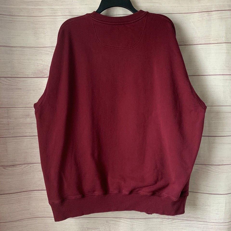 Vintage Champion Eco Authentic Maroon Red Logo Sweatshirt Pullover 90s ...