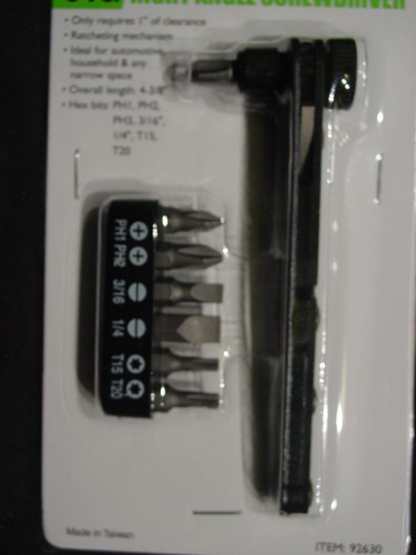 Right Angle Screw Driver Set Ratcheting 8pc Offset Screwdriver Hex Bit ...