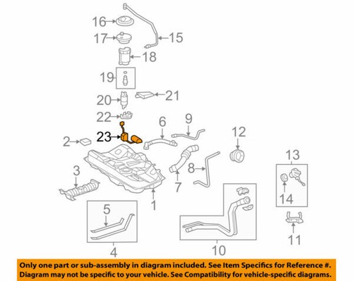83320-33110 Toyota Gage assy, fuel sender 8332033110, New Genuine OEM ...
