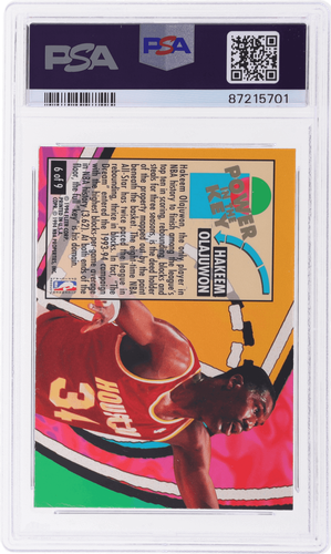 1993 Ultra Hakeem Olajuwon Power In the Key #6 PSA 8 | eBay