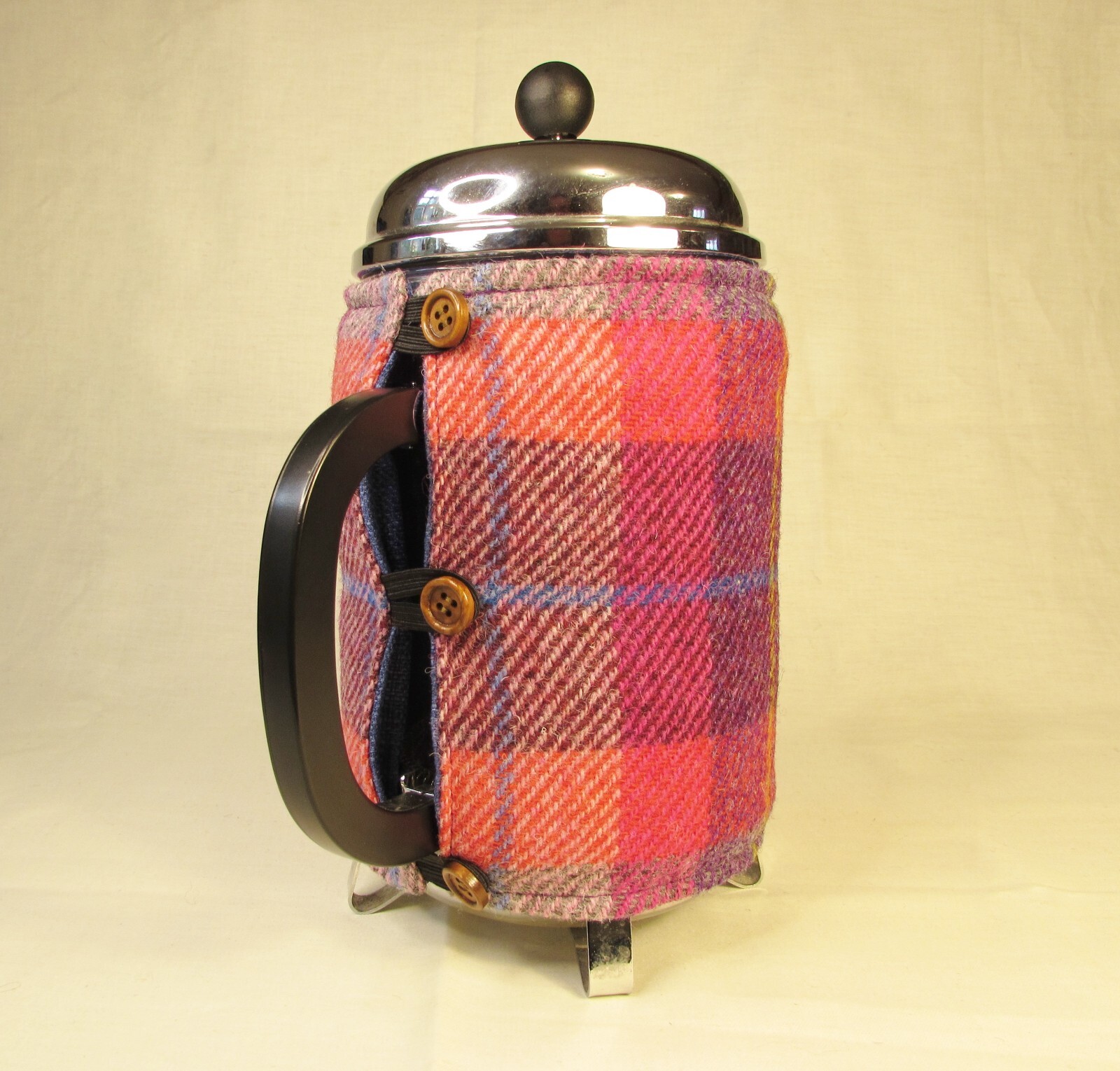 LARGE Harris Tweed Coffee Pot Cosy for 12 Cup Cafetiere / French Press ...