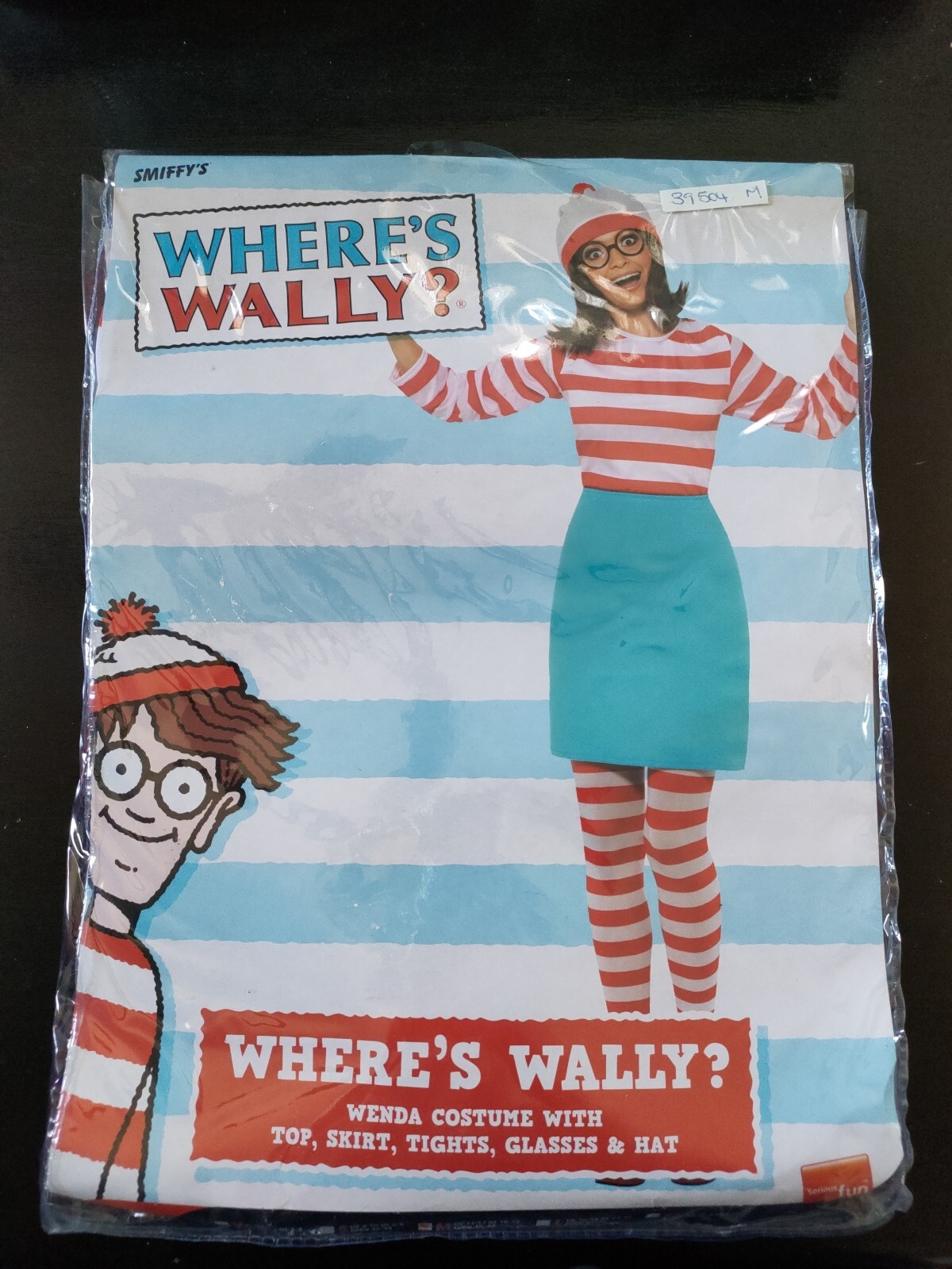 Adult Womens Wheres Wally? Wenda Licensed Cartoon Smiffys Fancy Dress ...
