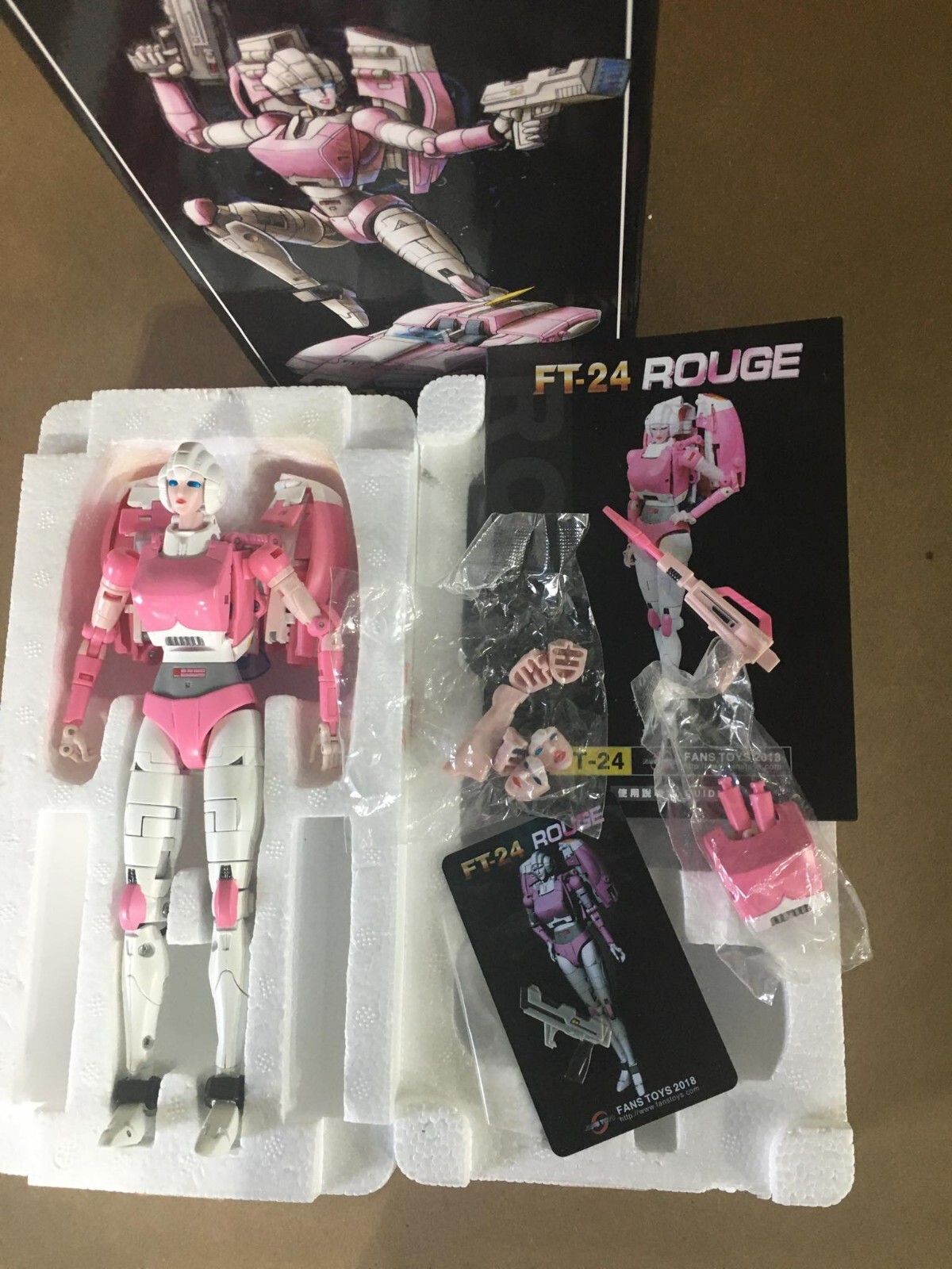 Fans Toys FT-24 Rouge 3rd Party Masterpiece Arcee open box complete US ...