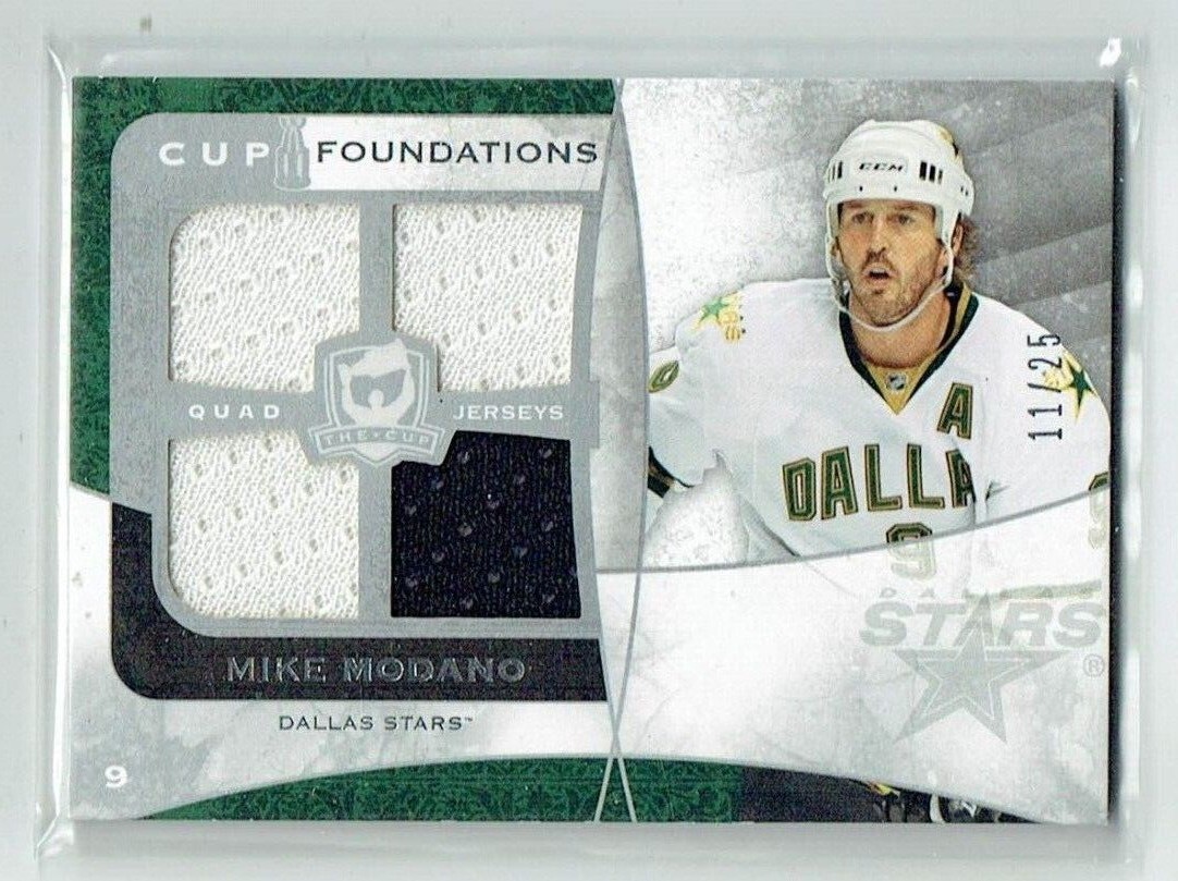 08-09 UD Upper Deck The Cup Mike Modano /25 Quad Jerseys HOF | eBay