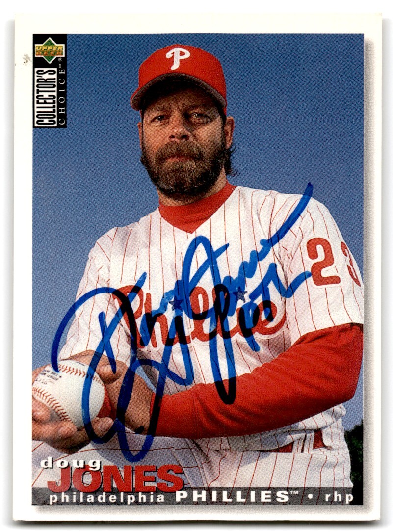 1995 Collector's Choice Signed Doug Jones Philadelphia Phillies #368 | eBay