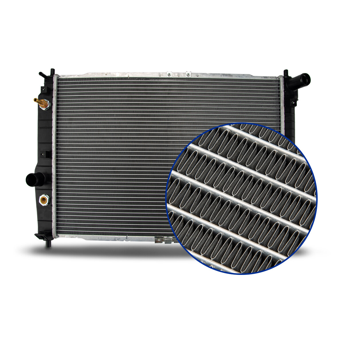 2004 Chevy Aveo Radiator 96536581 Fan OE Number By CHEVROLET,