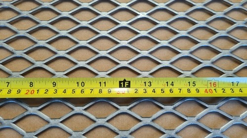 Expanded Metal 50mm x 23mm x 3mm MILD STEEL - FLATTENED 600mm x 600mm ...