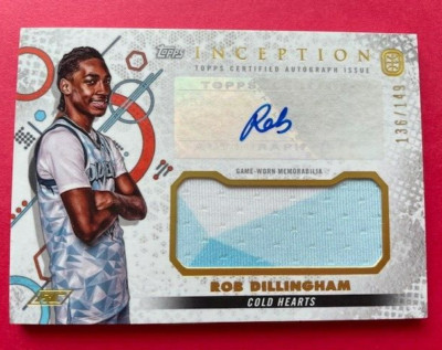 Rob Dillingham 2022-23 Topps Inception OTE Auto Relic #IARC-RD4 /149 | eBay
