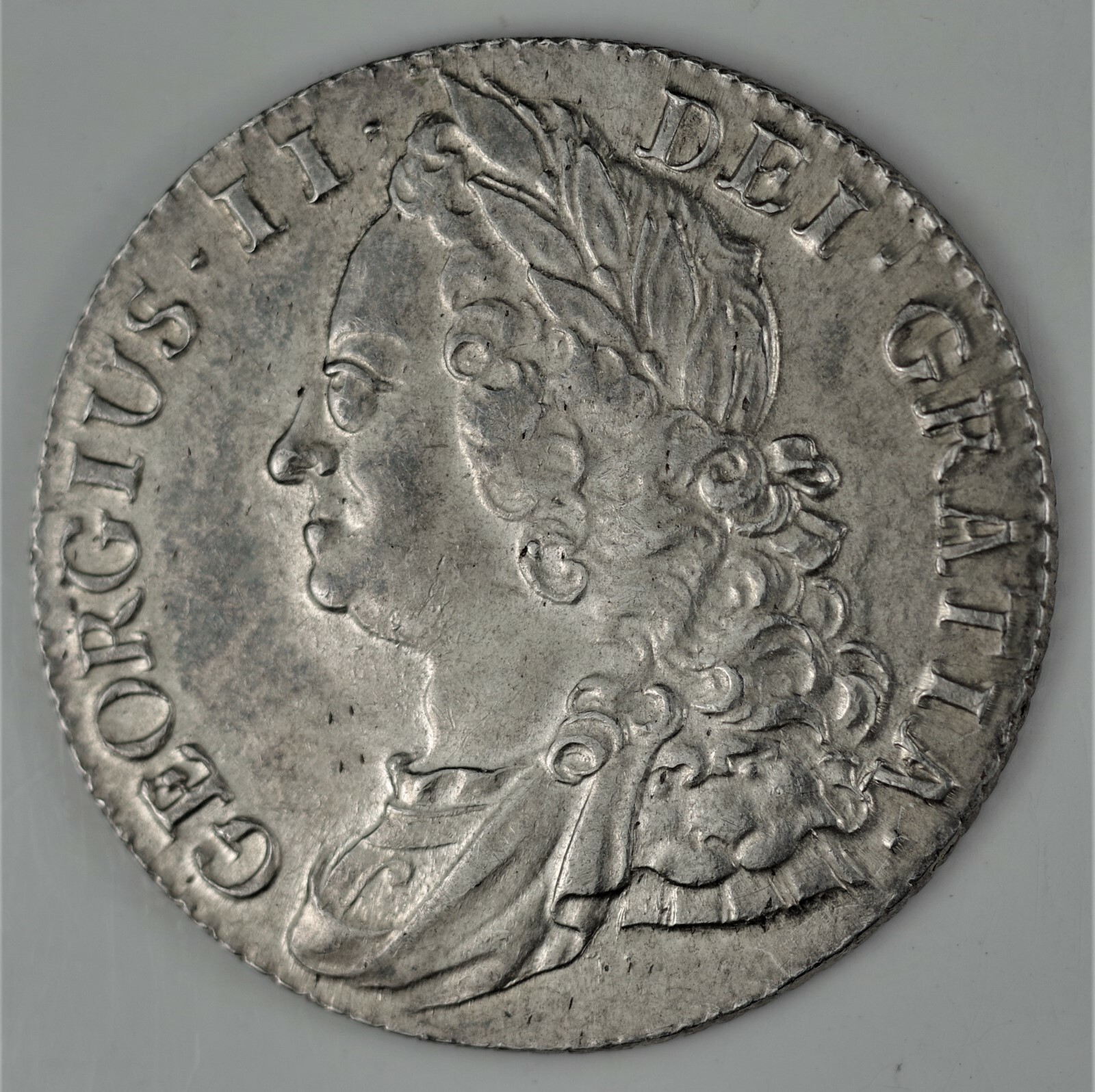 1745 GEORGE II Shilling. Virt. as struck ROSES version, not the very ...