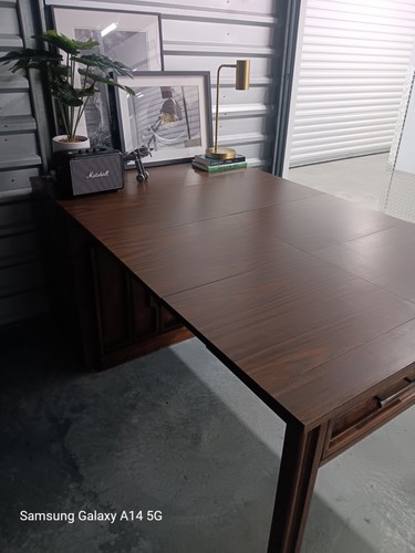 VTG Saginaw Expandomatic Console Table Expandable Convertable Mid ...