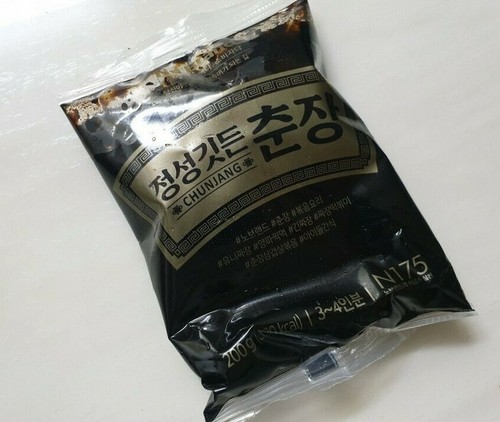 Korean Chinese Black Bean Paste JEONGSUNG CHUNJANG 400g(200g x 2p ...