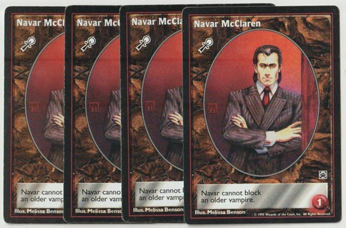 Navar McClaren x4 - Caitiff / Group1 Vampire VTES V:TES | eBay