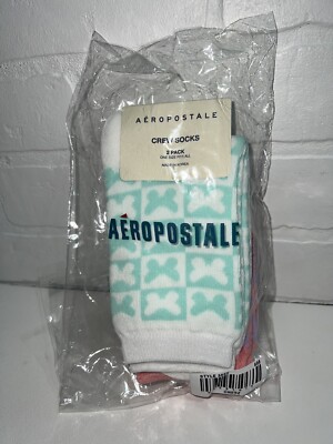 NEW! - AEROPOSTALE Butterfly Print Love Print Crew Socks One Size | eBay