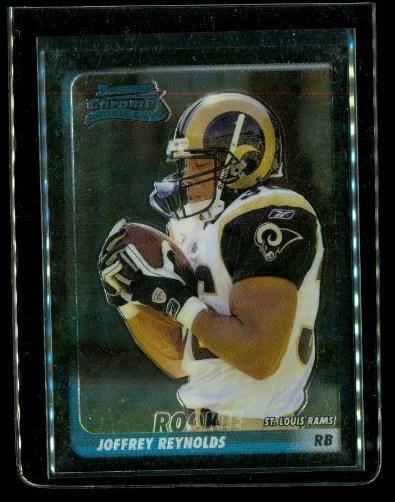 2003 TOPPS BOWMAN CHROME ROOKIE Football Card #213 JOFFREY REYNOLDS ...