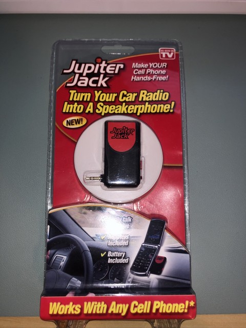 Jupiter Jack Cell Phone Hands Car Speakerphone Converter 6 Adapter Kit ...