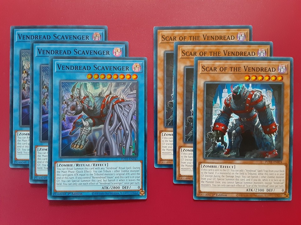 Yugioh Vendread Deck 63 Card Revendread Slayer Complete Budget ...