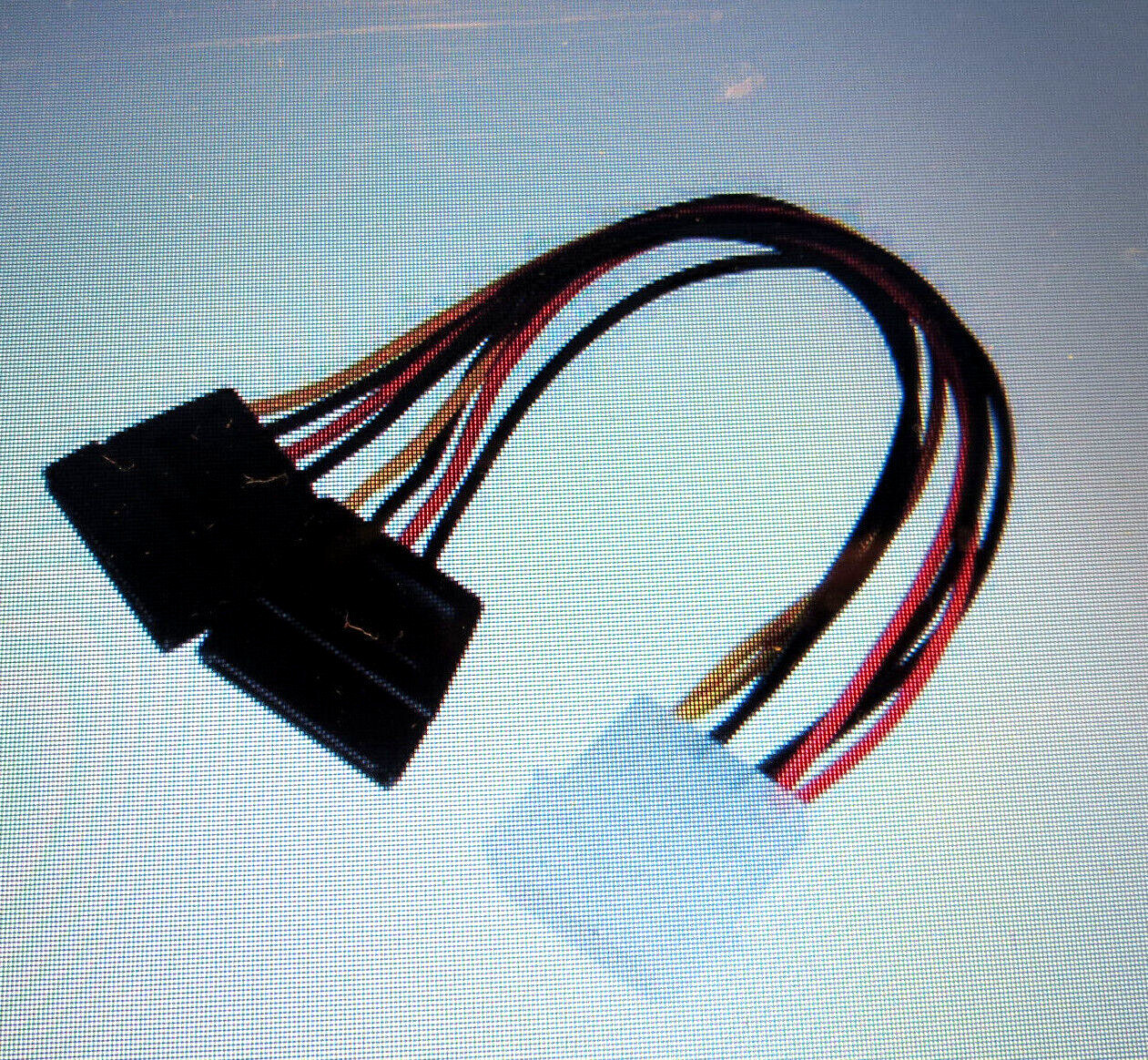 SATA power cable 2 SATA connectors to 4 pin Molex Rosewill RCW-302 - 8 ...