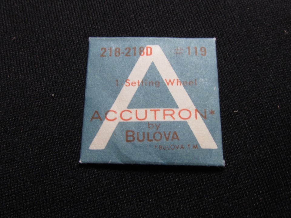 New Bulova Accutron Watch Various Parts Cal. 218 218D 2180 2182 2210 ...