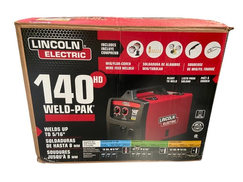 Lincoln Electric 140 HD WELD-PAK MIG Pro 140hd WIRE FEED WELDER (K2514 ...