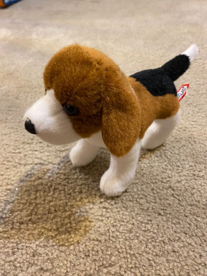 Douglas Cuddle Toy Springer Spaniel Dog Plush Brown White Stuffed ...