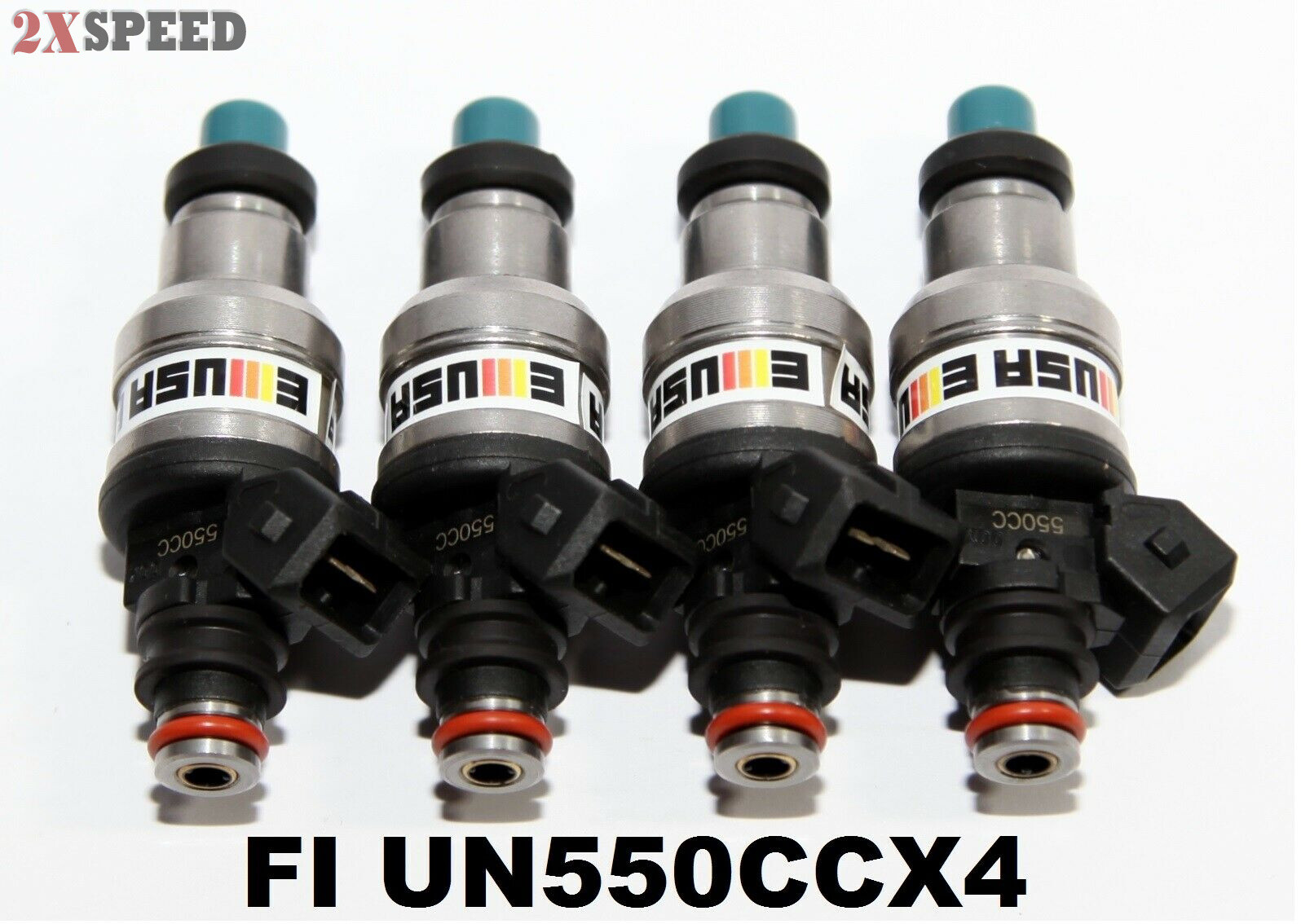 Universal Injectors 550cc x 4 fit Honda Civic Integra Eclipse Talon GSR ...