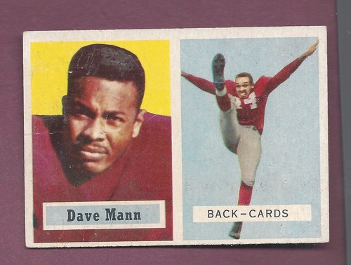 1957 TOPPS FOOTBALL #50 DAVE MANN .99 SHIP P145 | eBay