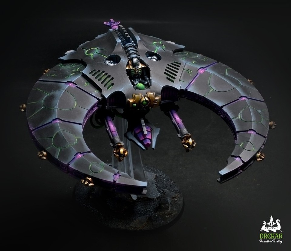 Necron Doom Scythe / night scythe ** COMMISSION ** painting warhammer ...