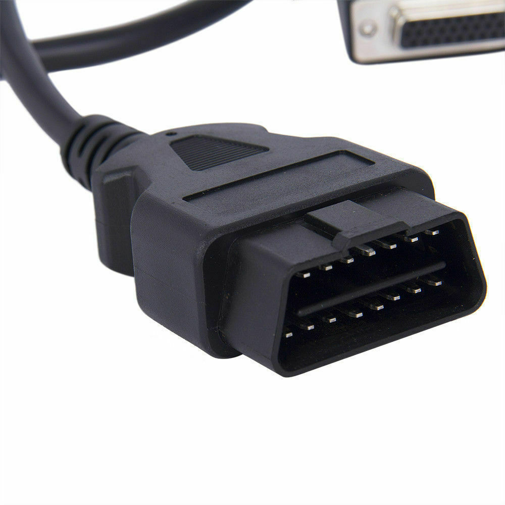 OBD2 16Pin to 26 Pin OBDII Adapter Car Connector Extension Diagnostic ...