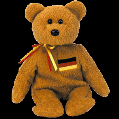 TY BUDDY GERMANIA THE BEAR-GERMAN EXCLUSIVE MWMT | eBay Australia