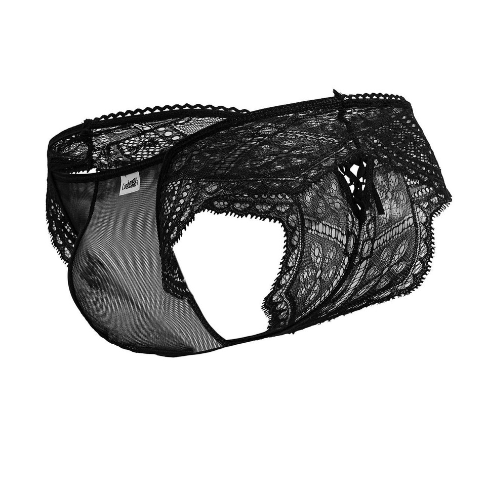 Mens Underwear: CandyMan 99828 Lace-Mesh Thongs | eBay