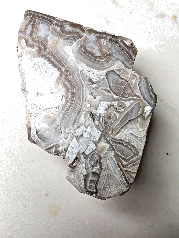 Face polished Georgia LACE agate 108.8 grams . Beautiful MUST SEE | eBay