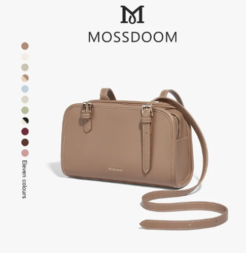 Shoulder Bag Mossdoom Women PU Leather Minimal Simple Handbag Korean ...