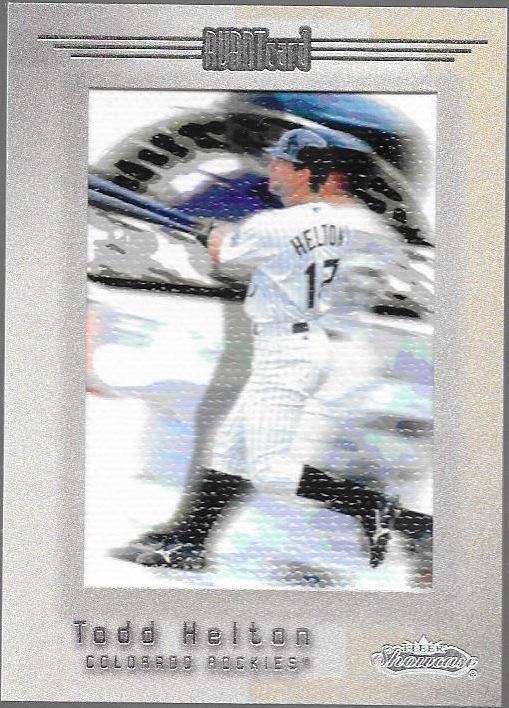 2001 Fleer Showcase - Avant Card Todd Helton #109 Legacy /50 for sale ...