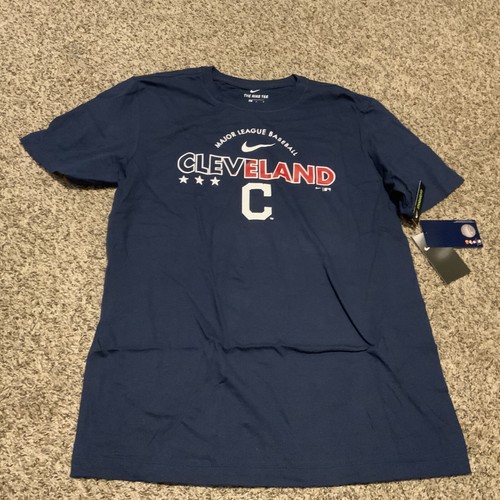 Nike Cleveland Indians Shirt Standard FiT Men’s Size: XL NWT Navy Blue ...